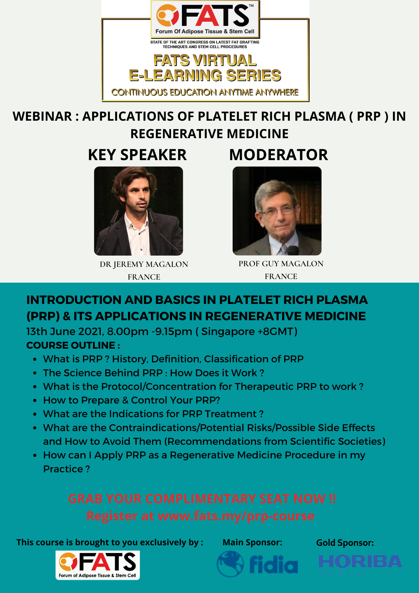 PRP APPLICATIONS COURSE - FATS EVENT